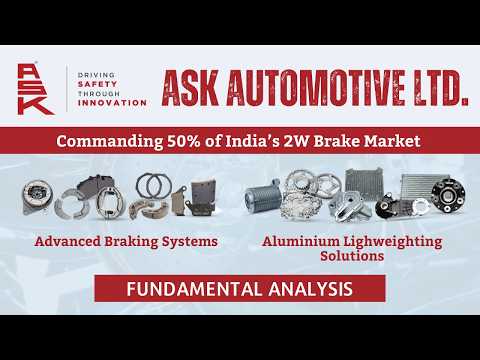 ASK Automotive Ltd. - Commanding 50% of India’s 2W Brake Market | In-depth Stock Analysis
