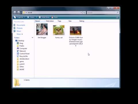 How to Hide Private Folders and Files
