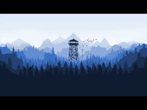 Fire watch blue wallpaper 4k