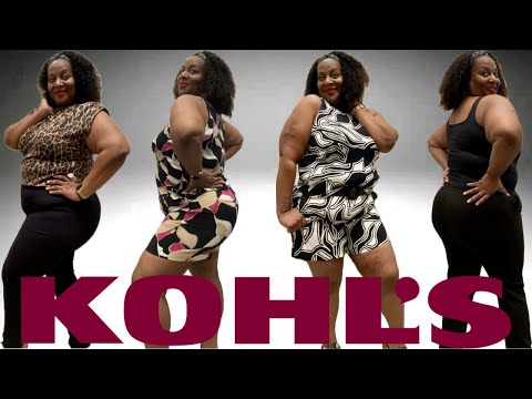 Kohlโs Fitting Room Try-On Haul 2025 | Plus Size Spring Outfits from Nine West & Bebe!