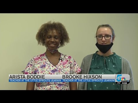 Local childcare center helping families with distanced learning program