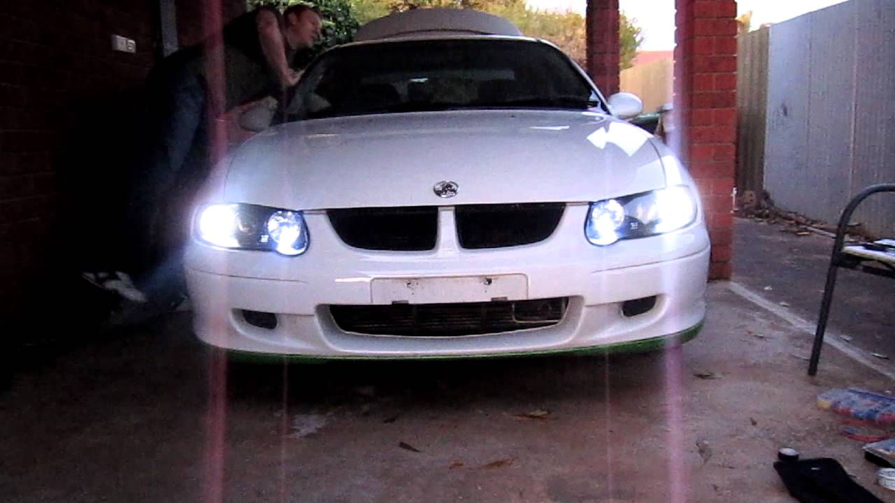 Switchback LED globes in VX Commodore