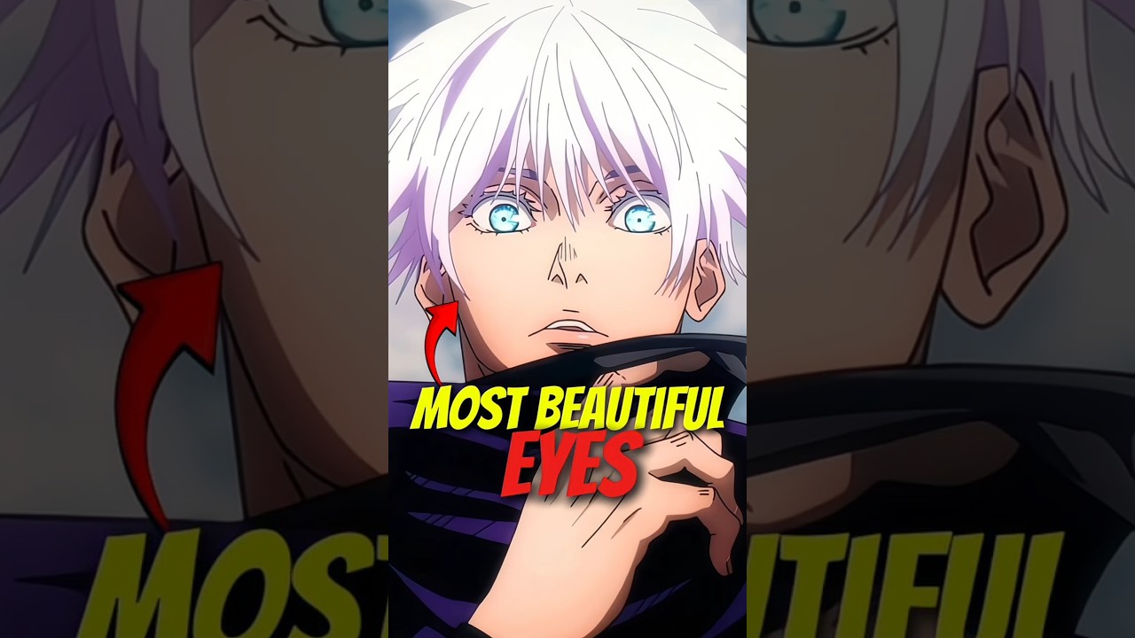 Most beautiful eyes of anime characters 🤯 #anime #gojo