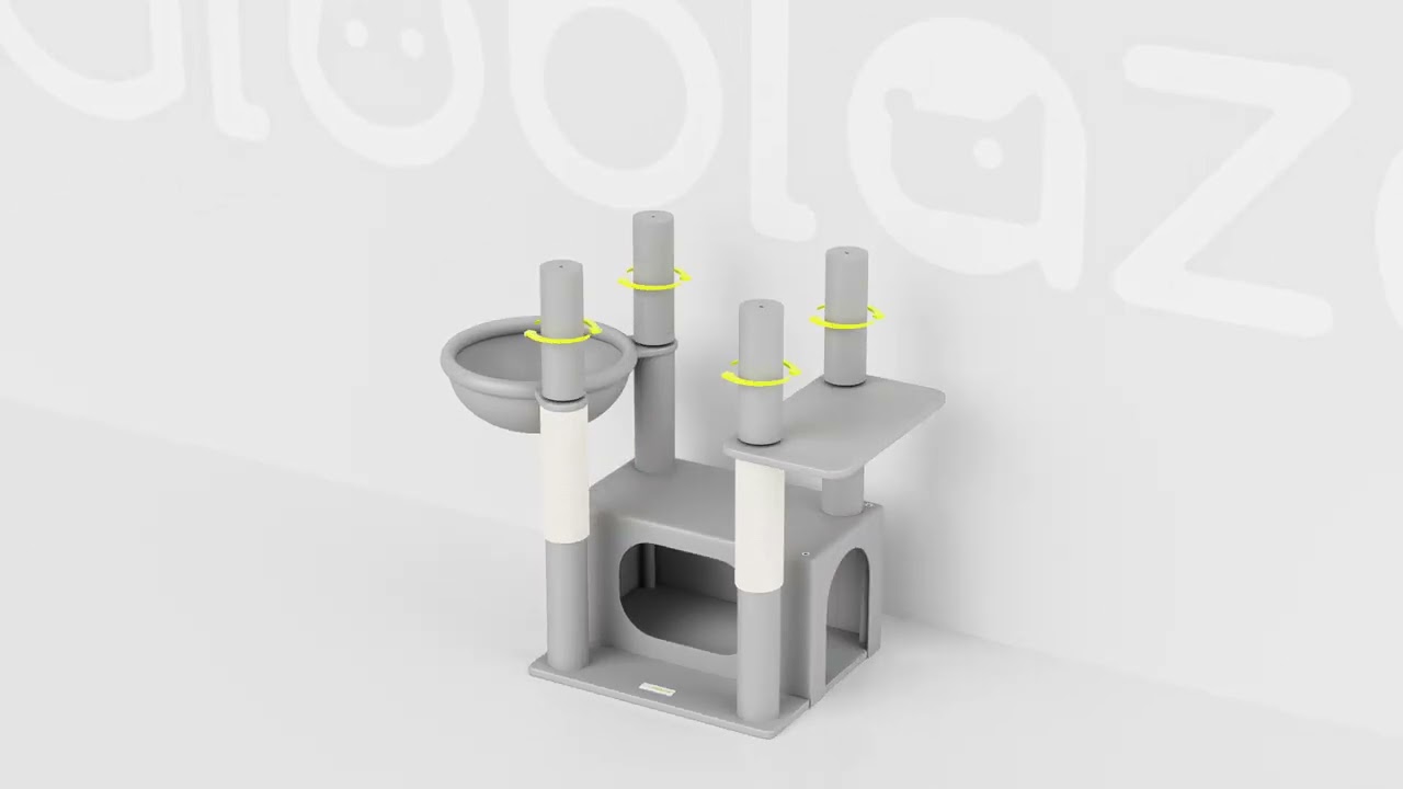Globlazer F80F Cat Tree Assembly Guide