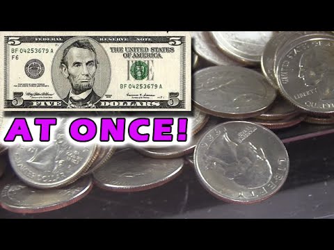 Coin Pusher Jackpot- $5 AT ONCE! | Coin Pusher