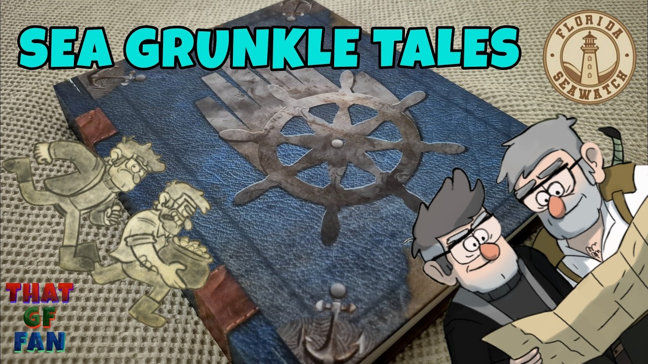 The (fan made) Gravity Falls Sea Grunkles Book!