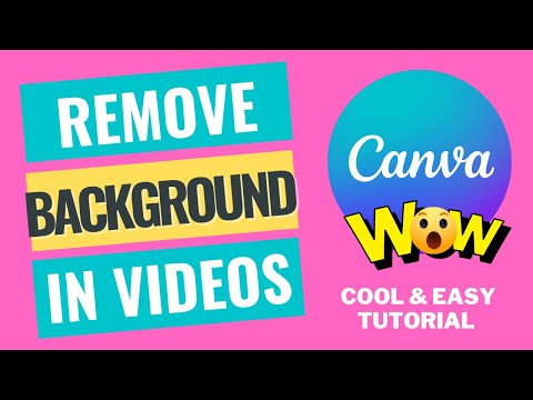 How To Remove Background In Videos | Canva Tutorial
