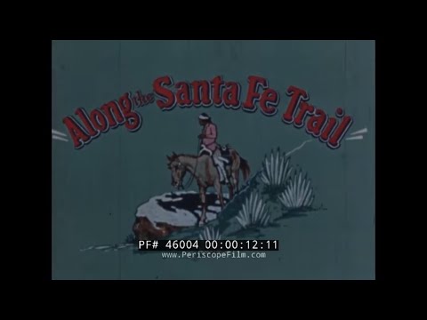 SANTA FE RAILROAD 1950s WESTERN USA TRAVEL FILM 46004