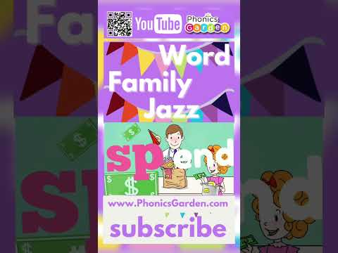 END | Word Family Jazz | Rhyming Words | Phonics Garden
