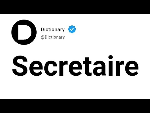 Secretaire Meaning In English