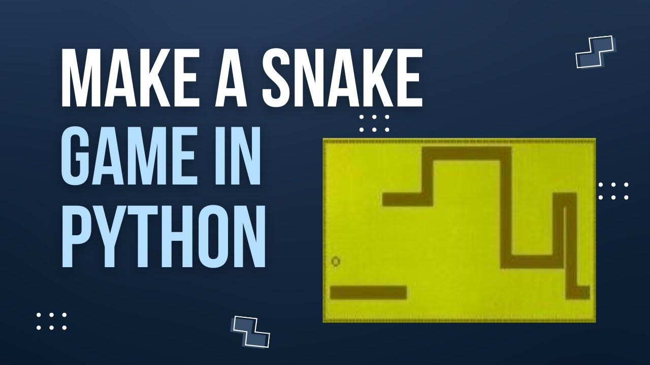 Learn Python Making a SNAKE Game with curses