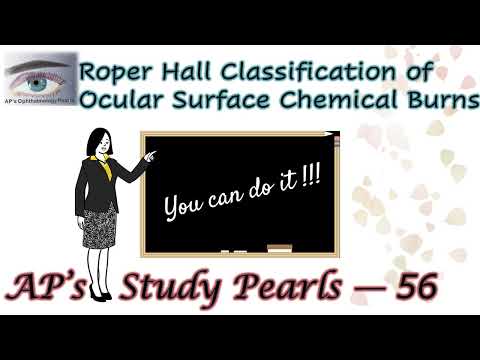 Roper Hall Classification of Ocular Surface Chemical Burns | AP's Study Pearls 56