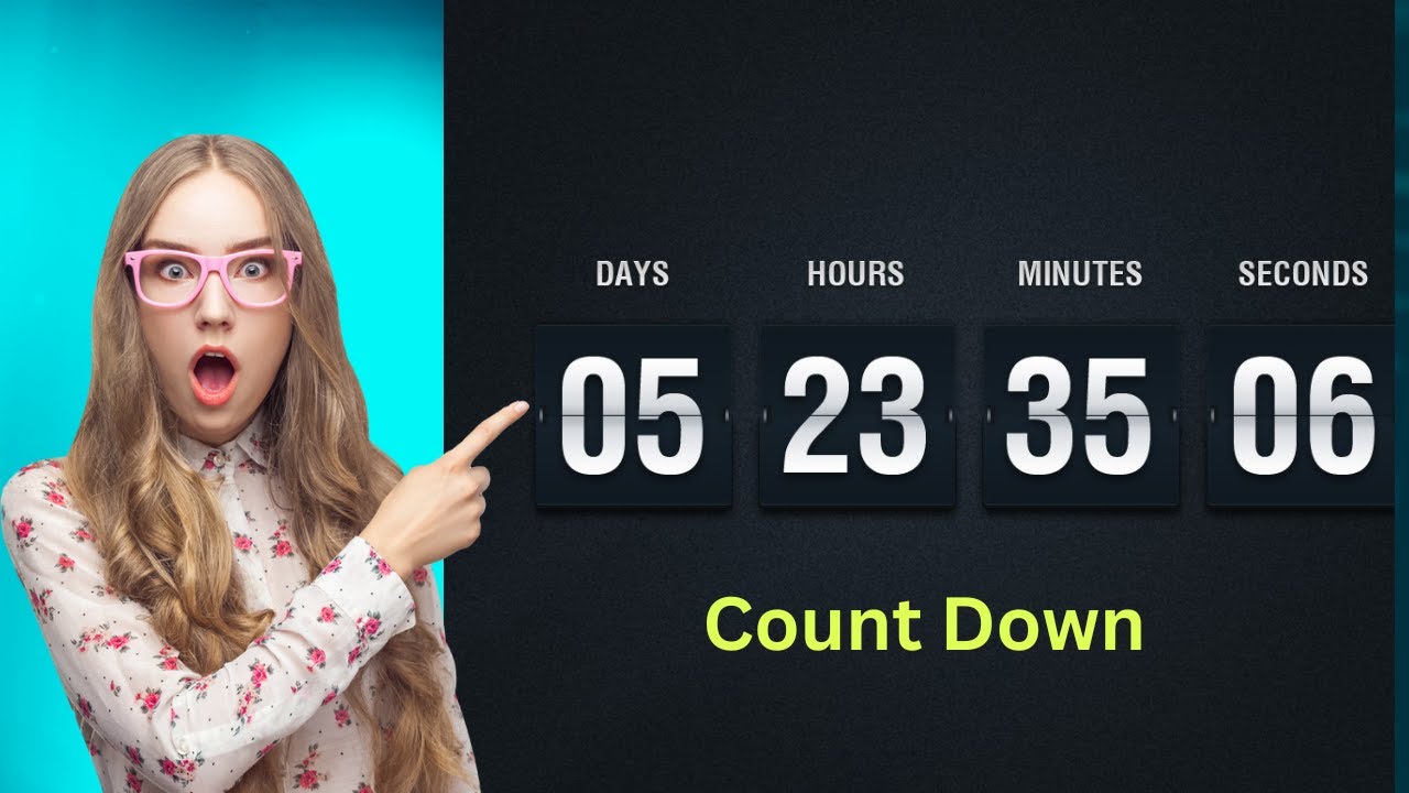Create a Countdown Timer | JavaScript Project for beginner | html | CSS
