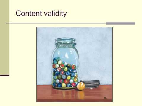 Lecture 4a: validity