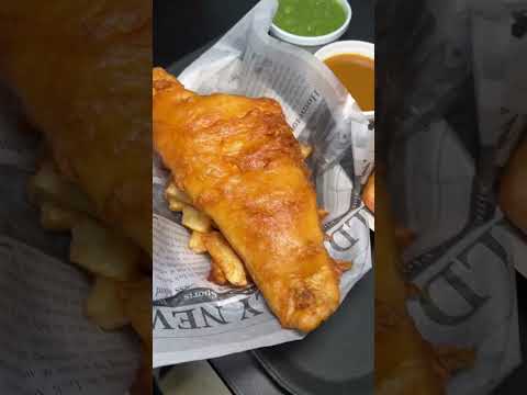 Biggest Fish & Chips in Las Vegas! 👀 This is from The CodFather