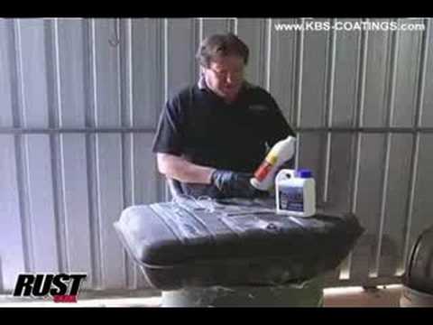 KBS Coatings - Using RustSeal to Paint a Gas Tank - Part 1 of 2