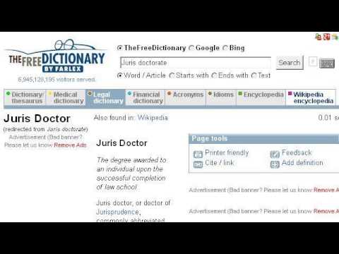 What Is The Meaning Of Juris Doctor?