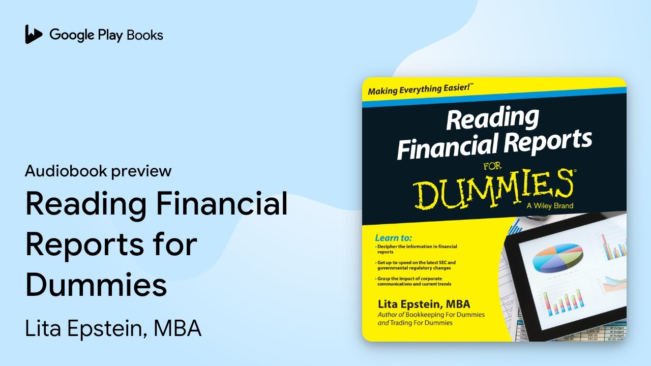 Reading Financial Reports for Dummies by Lita Epstein, MBA · Audiobook preview