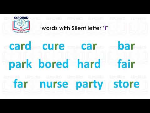 Words with silent Letter r | silent letters