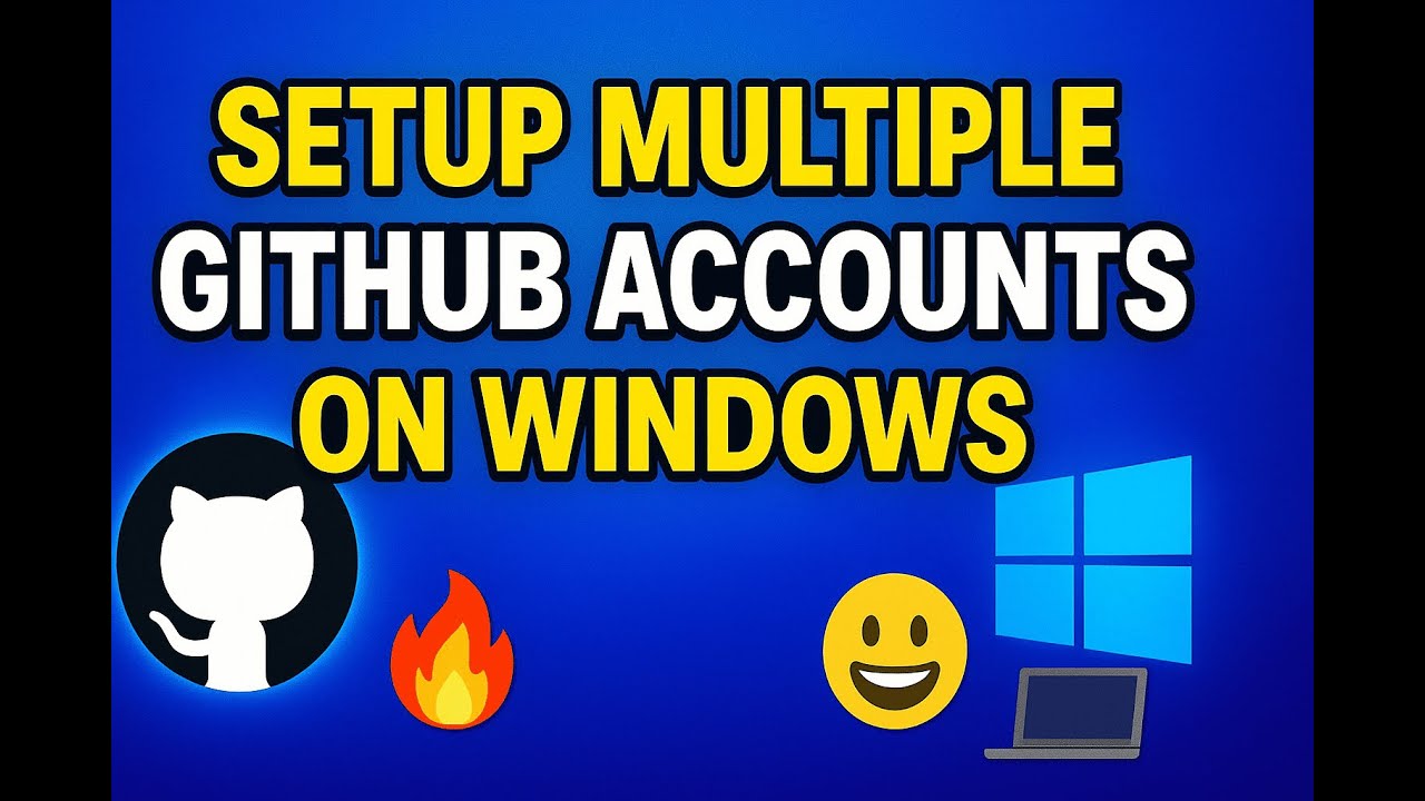 Use 2 GitHub Accounts on 1 PC | Personal + Work Setup (No Conflicts!)