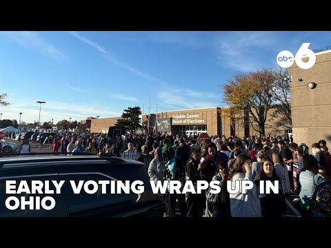 Early Voting has officially ended in Ohio