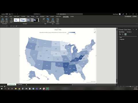 Mapping State and County Level Data in Excel