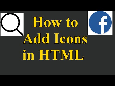 How to add icons/ social media icons in HTML css