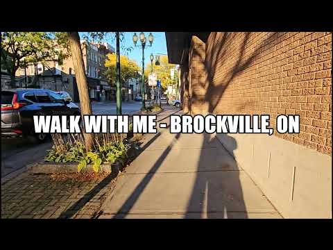 Walk with me in Downtown, BROCKVILLE, ON | BLOCKHOUSE ISLAND | CANADA