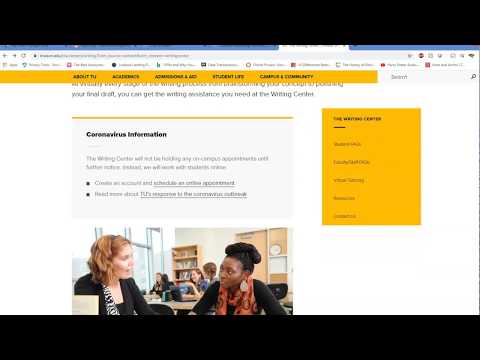 Using Towson's Online Writing Center