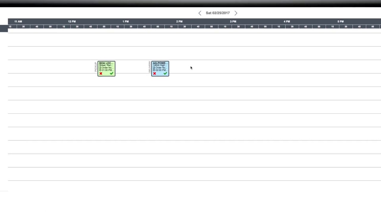 DSi | TMS - Schedule Grid