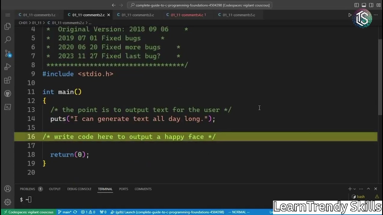 📝 Adding Comments in C Programming | Best Practices for Clean Code