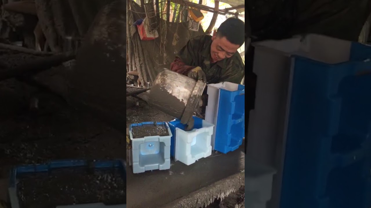 making hollow interlocking block mold