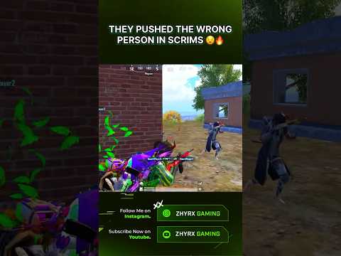 THEY PUSHED THE WRONG PERSON IN SCRIMS 😧🔥 #shorts