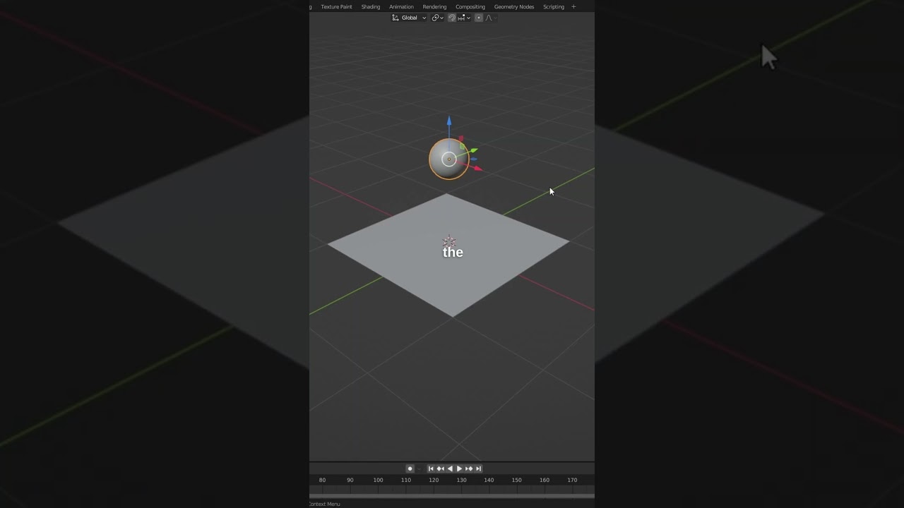 Bouncing Ball Animation in Blender 3D