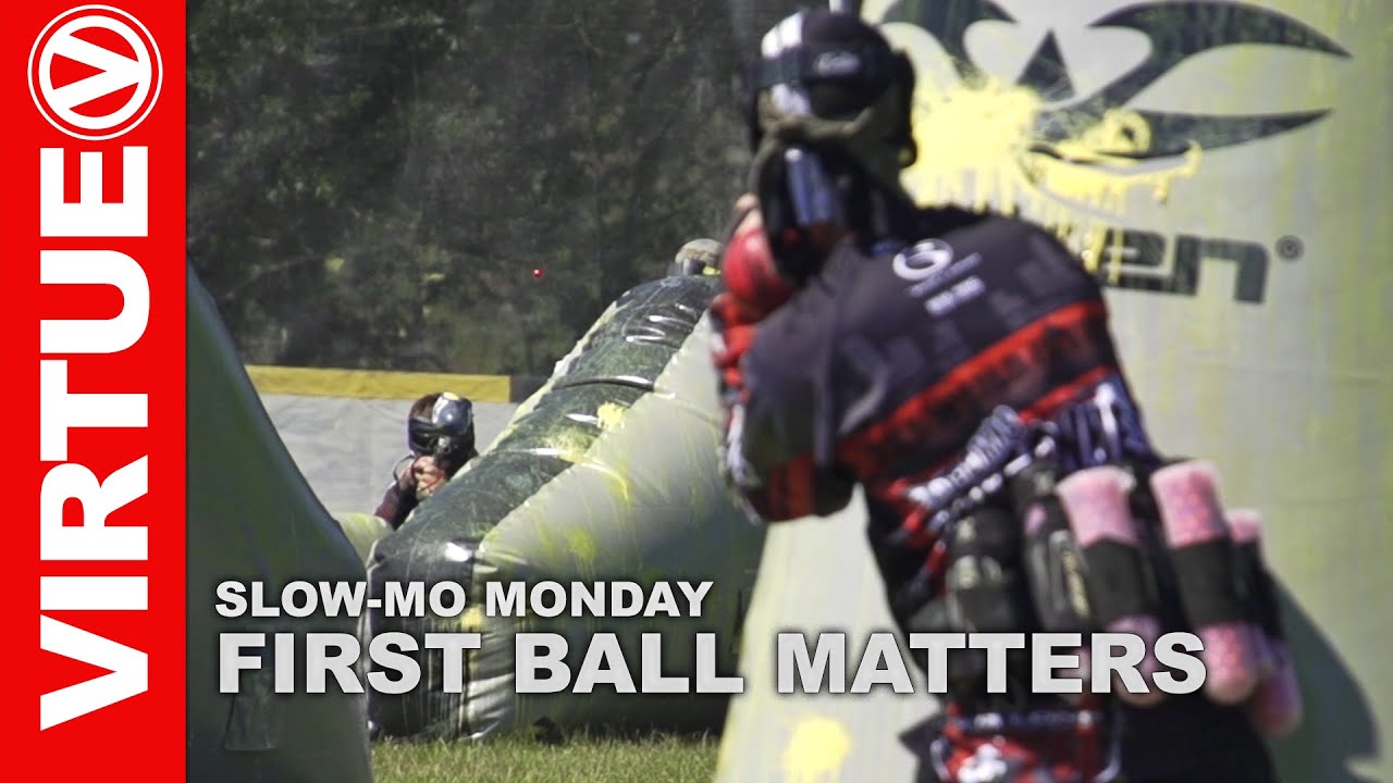 Slow-Mo Monday - Morning Paintball - First Ball Matters