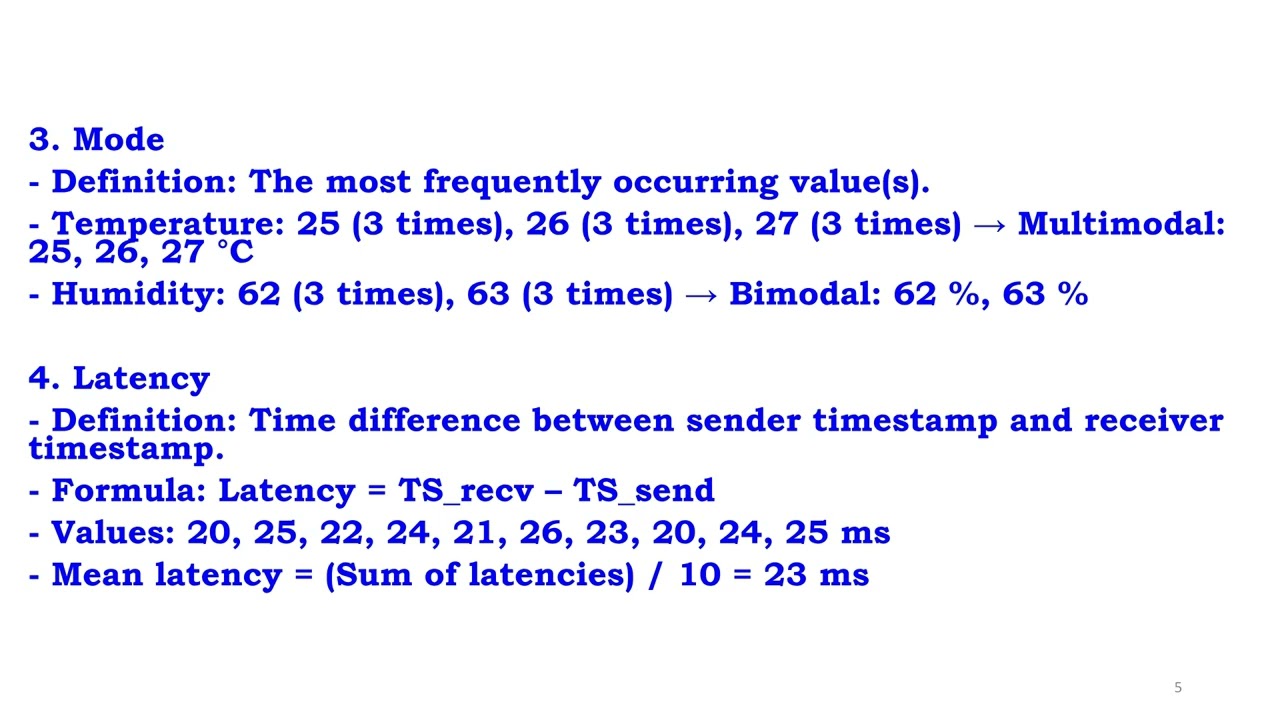 2_6 Performance Evaluations for IoT Architectures ( problem)