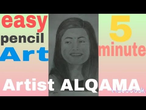 Rashmika bandhana sketch drawing