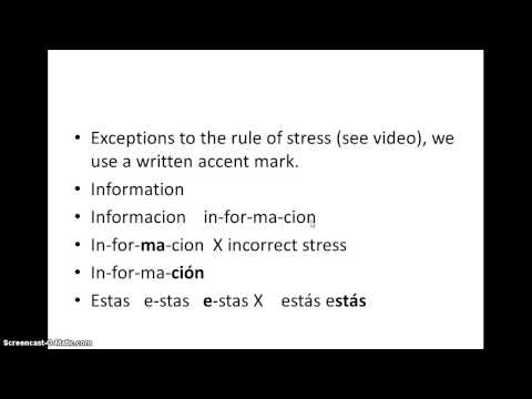 Syllabication & Stress