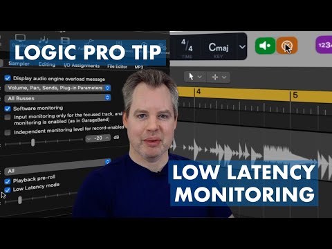 Low Latency Monitoring Mode - Logic Pro Tip