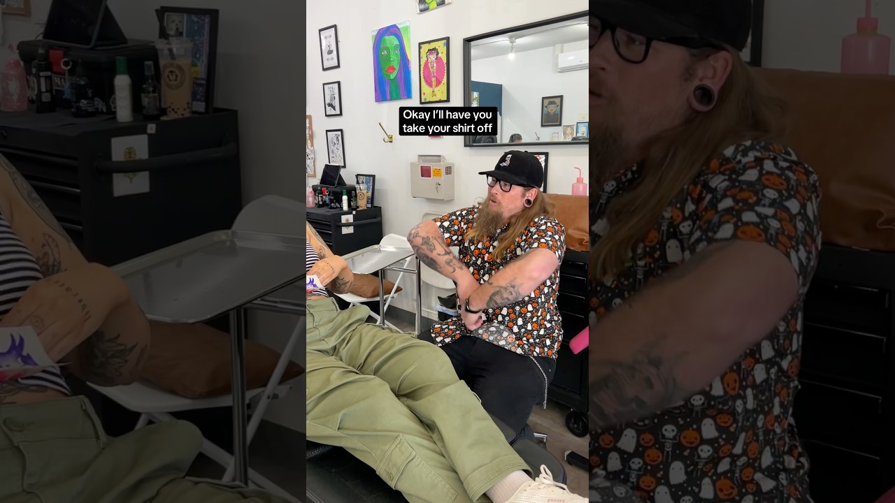 Your comfort is our top priority 🤝🫶 #tattoo #tattooshop #tattooartist #tattoohumor