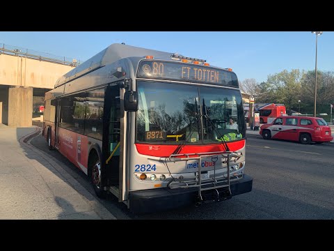 WMATA Metrobus 2007 New Flyer C40LFR #2824