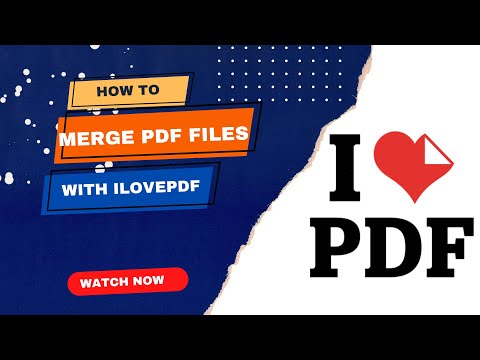 How to merge pdf files with ilovepdf.com