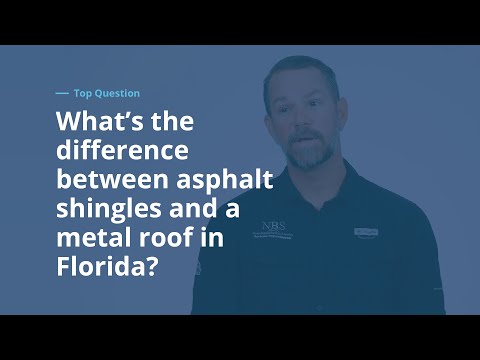 What’s the difference between asphalt shingles and a metal roof in Florida?