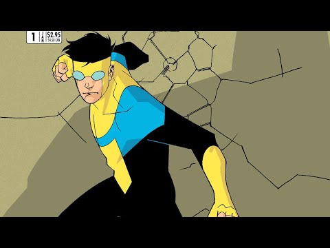 Invincible #1 Comic Reading
