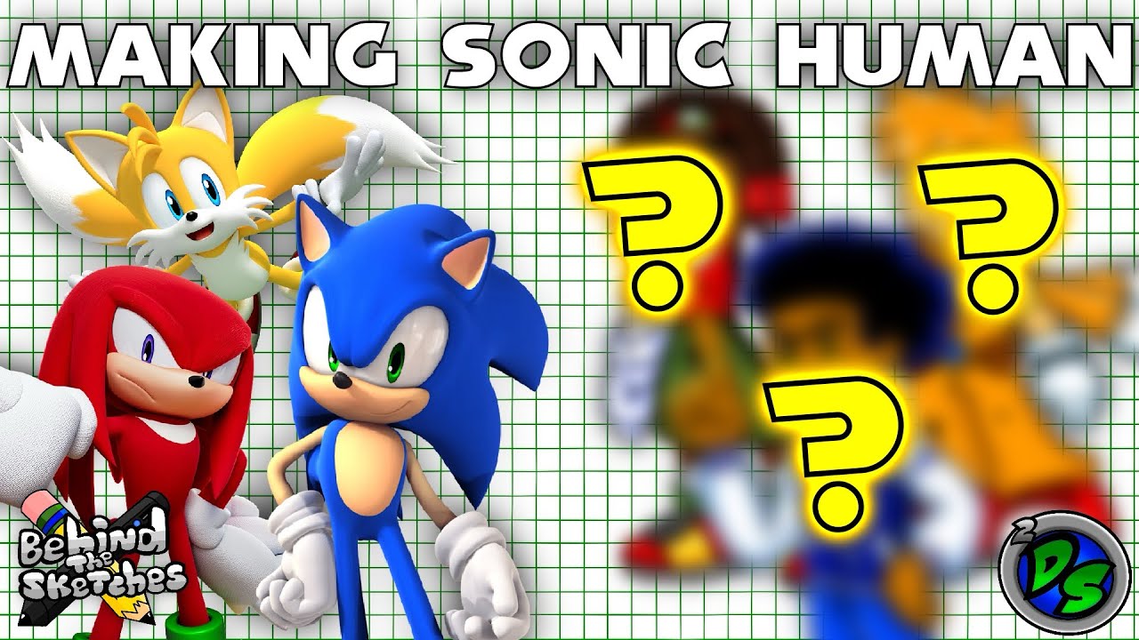 Drawing Sonic Characters as Humans Part 1 | Behind the Sketches Episode 12