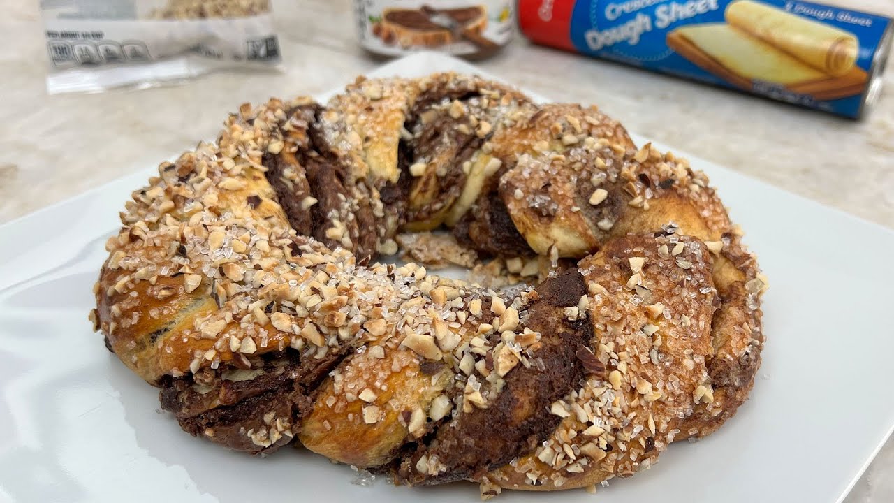Nutella Croissant Ring