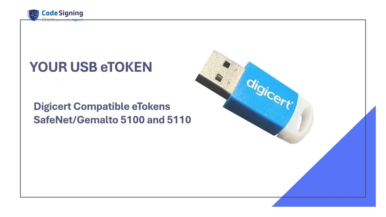 How To Install/Setup a DigiCert Code Signing Certificate (Safenet USB Token)