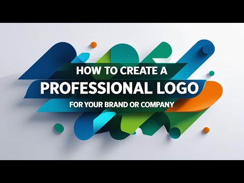 How to Create a Professional Logo for the Your Brand or Company | Create Logo For Website in 5 Min