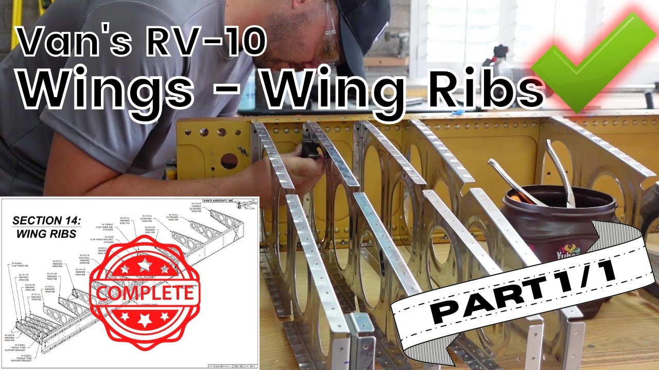 Aviation: Vans RV Aircraft - Van's RV-10 Wings - Wing Ribs