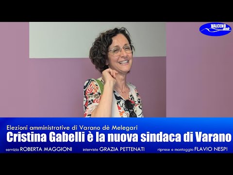 CRISTINA GABELLI è la nuova Sindaca di Varano dè Melegari